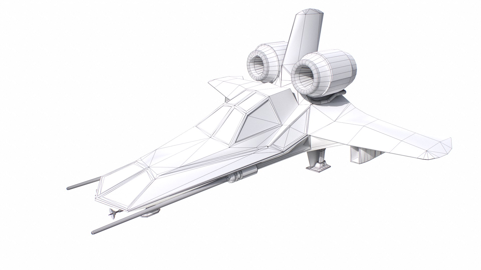 3D Old Spaceship - TurboSquid 2123808