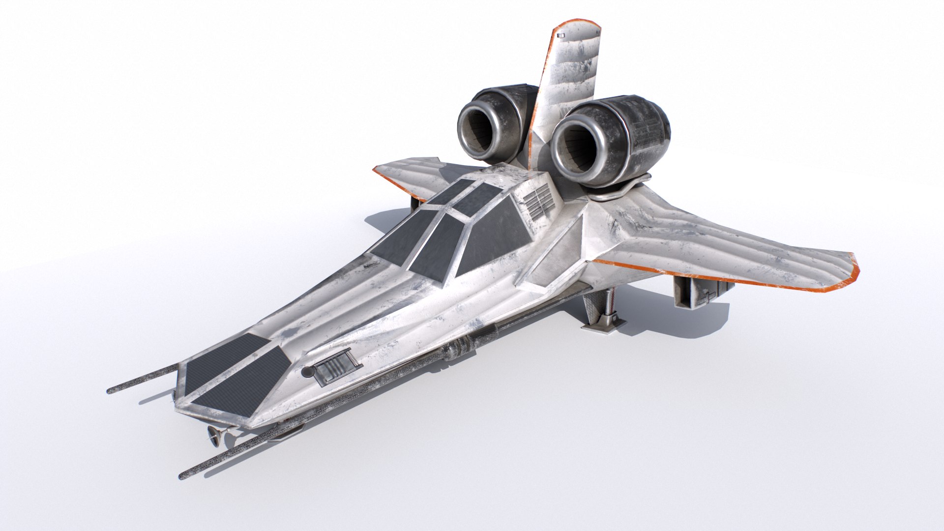 3D Old Spaceship - TurboSquid 2123808