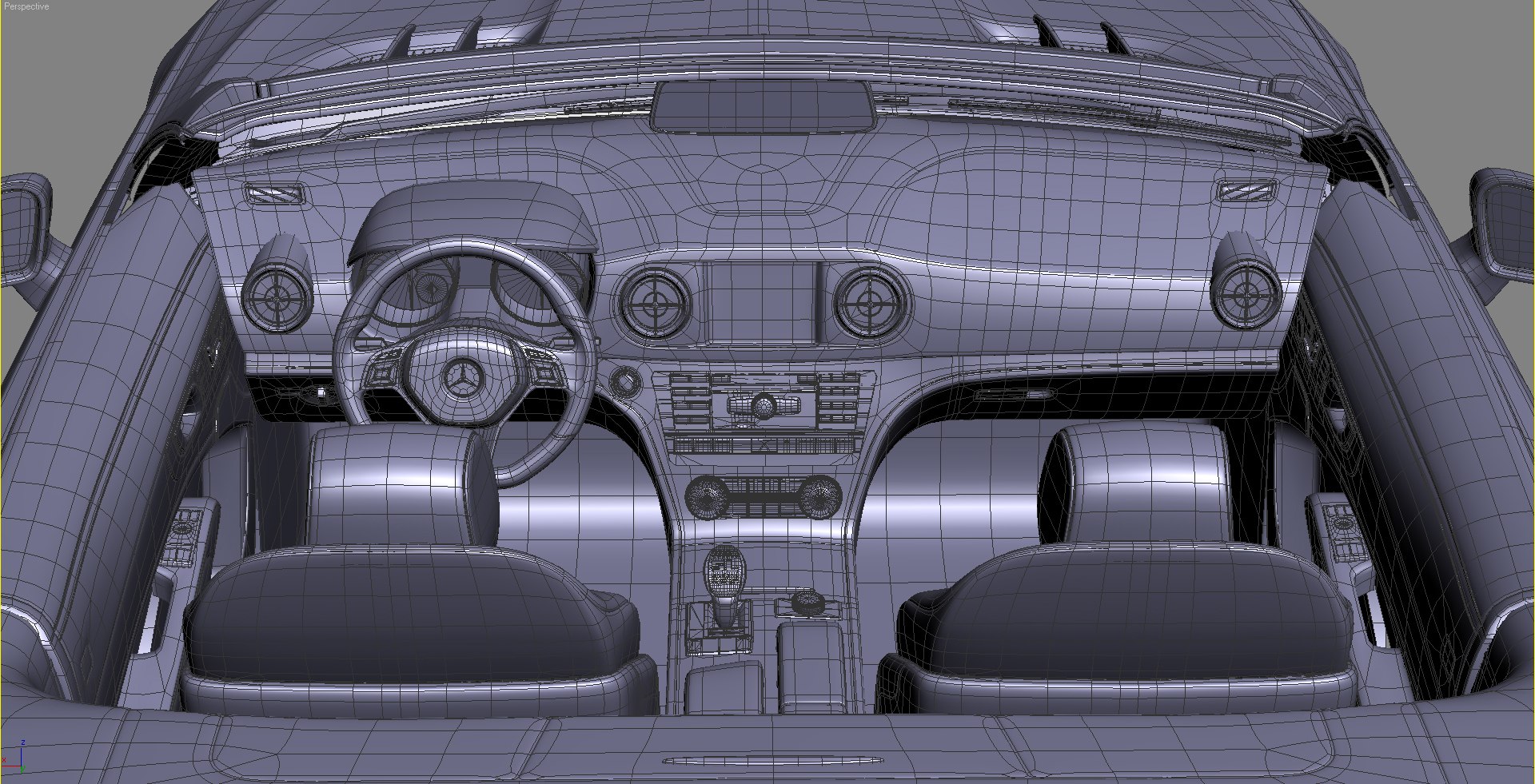3d model mercedes-benz sl 2012