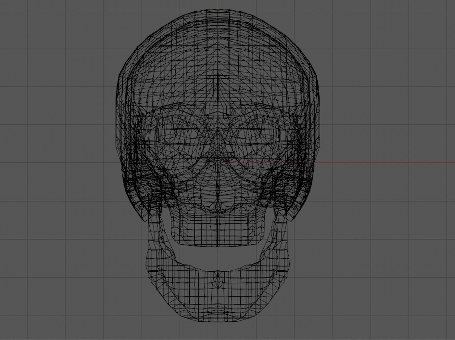 human skull 3d model
