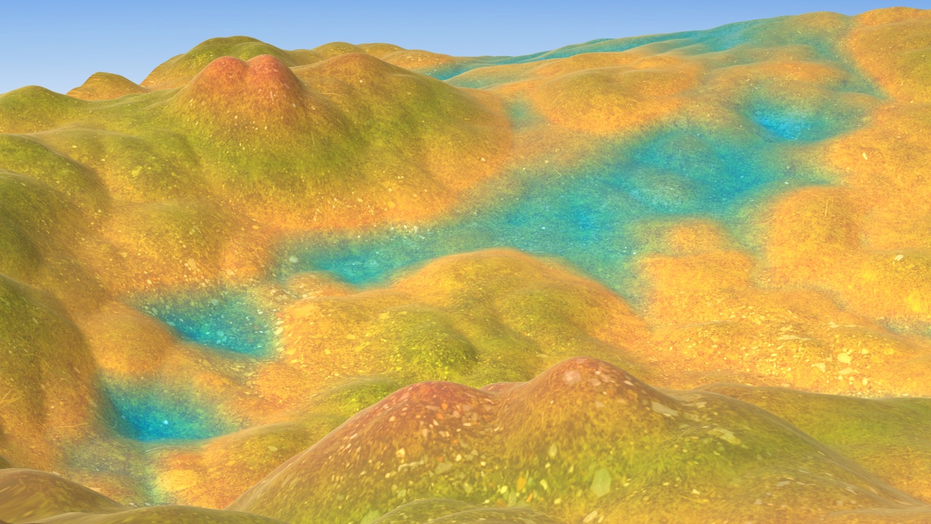 3D model cartoon terrain - TurboSquid 1605813