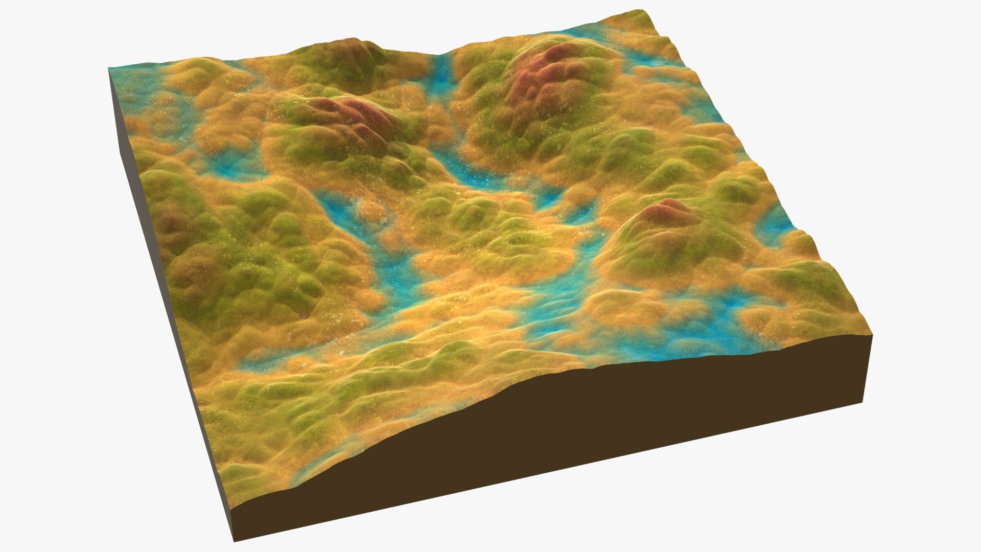 3D Model Cartoon Terrain - TurboSquid 1605813
