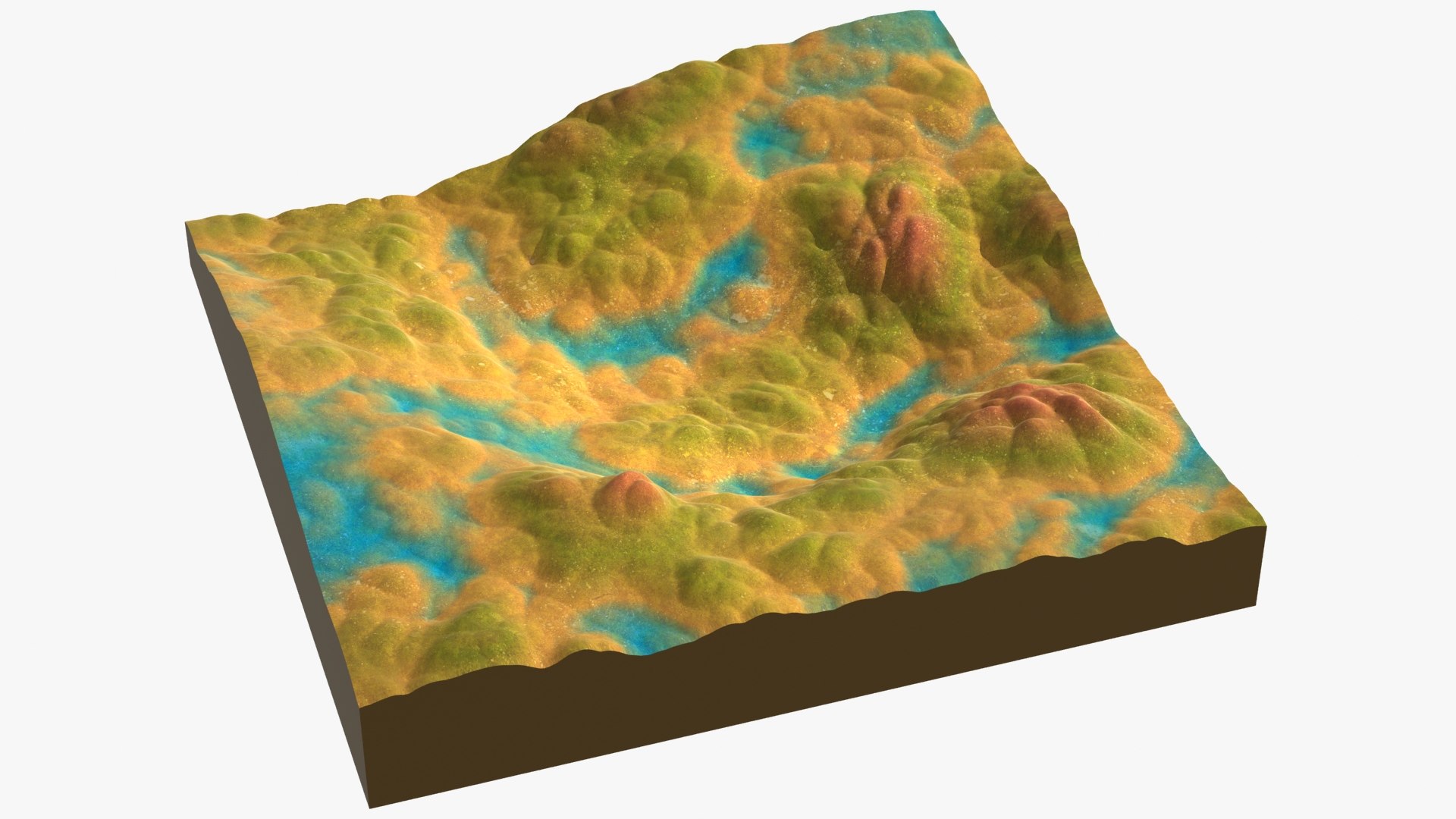 3D Model Cartoon Terrain - TurboSquid 1605813