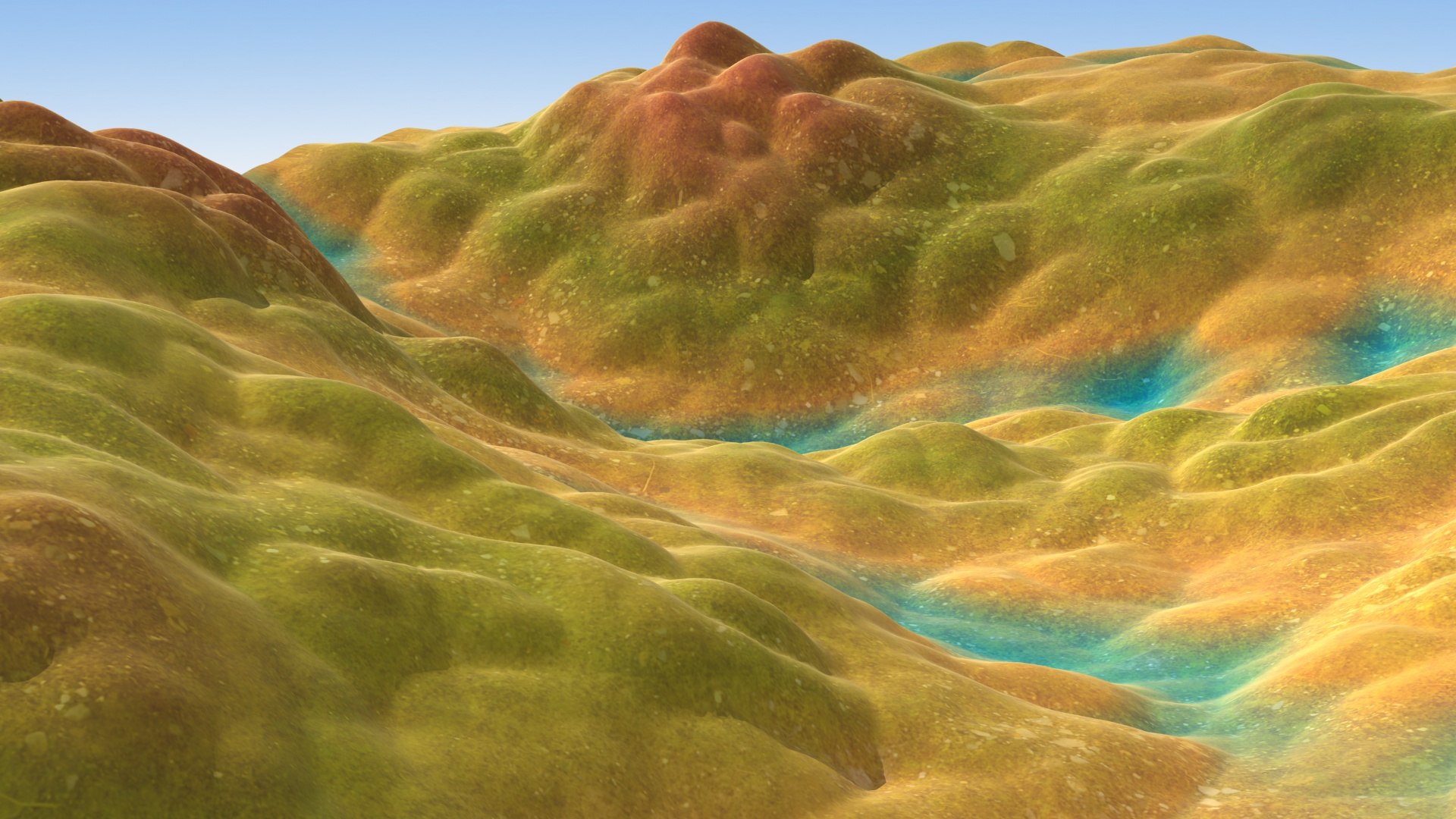 3D model cartoon terrain - TurboSquid 1605813