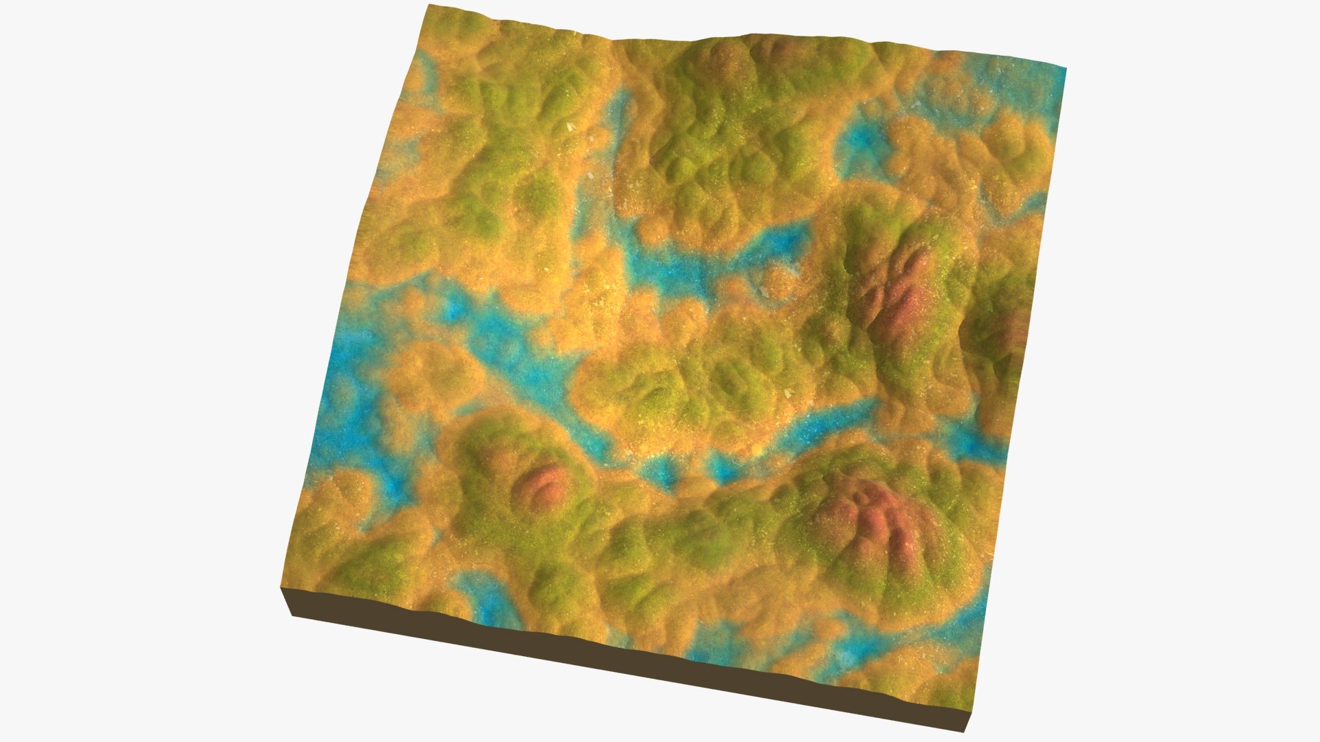 3D model cartoon terrain - TurboSquid 1605813