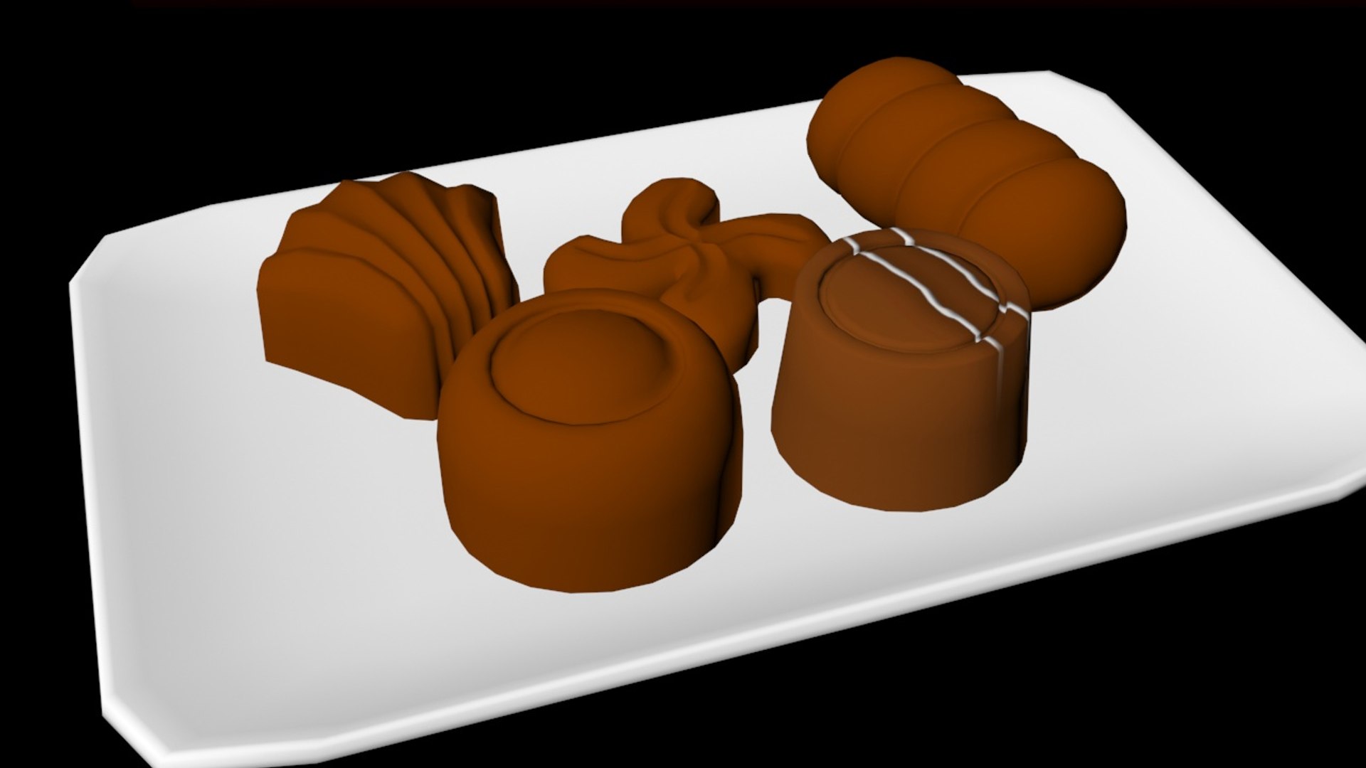 Chocolate Box 3D Model - TurboSquid 1409590