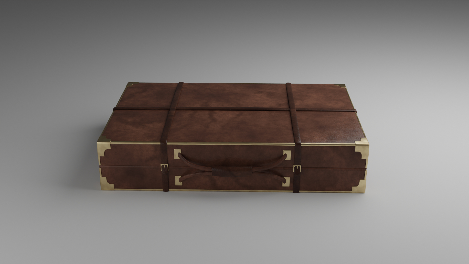 Leather briefcase 3D model - TurboSquid 1850287