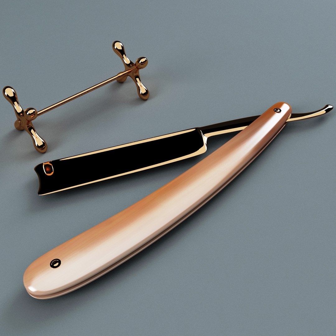 3d Model Straight Razor
