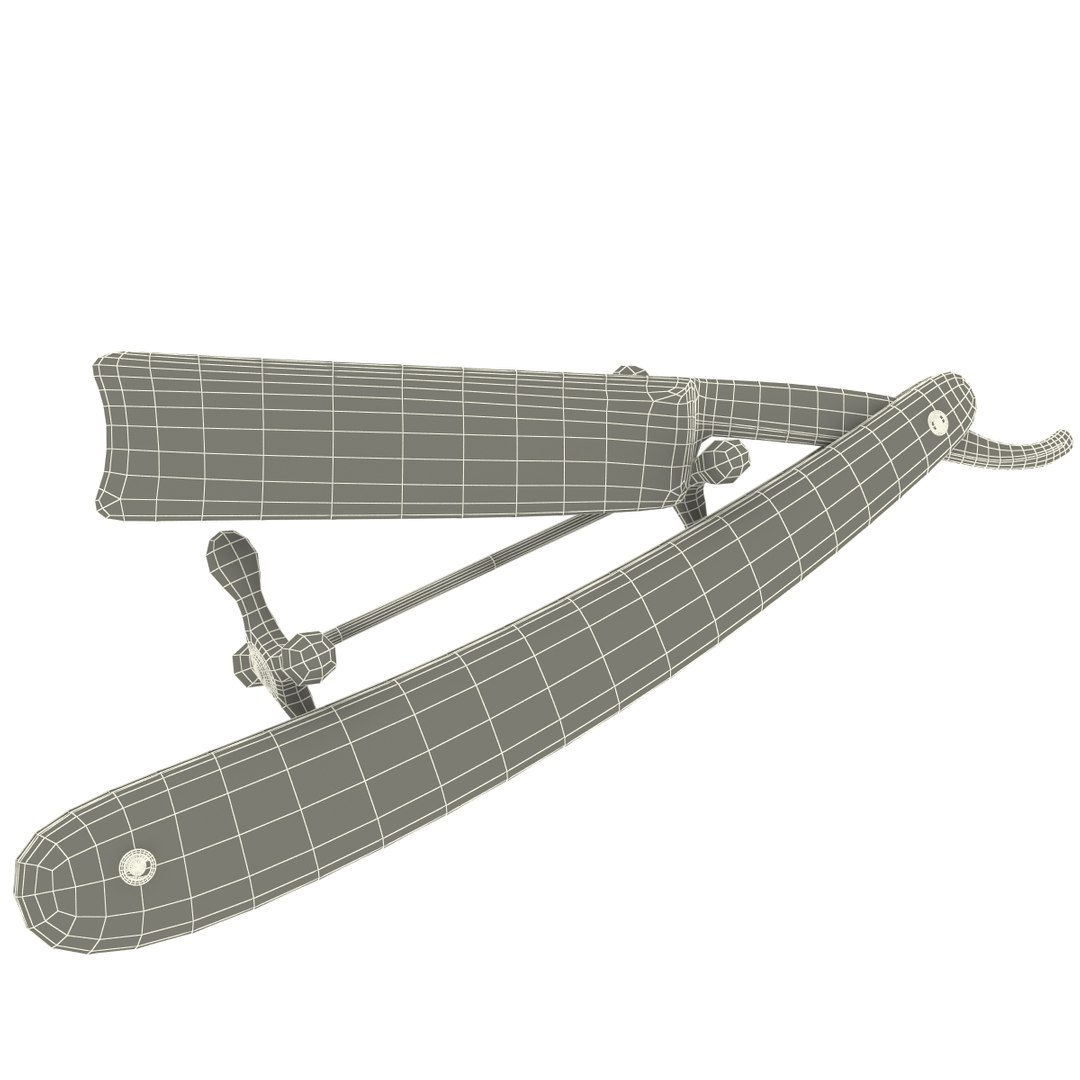 3d Model Straight Razor