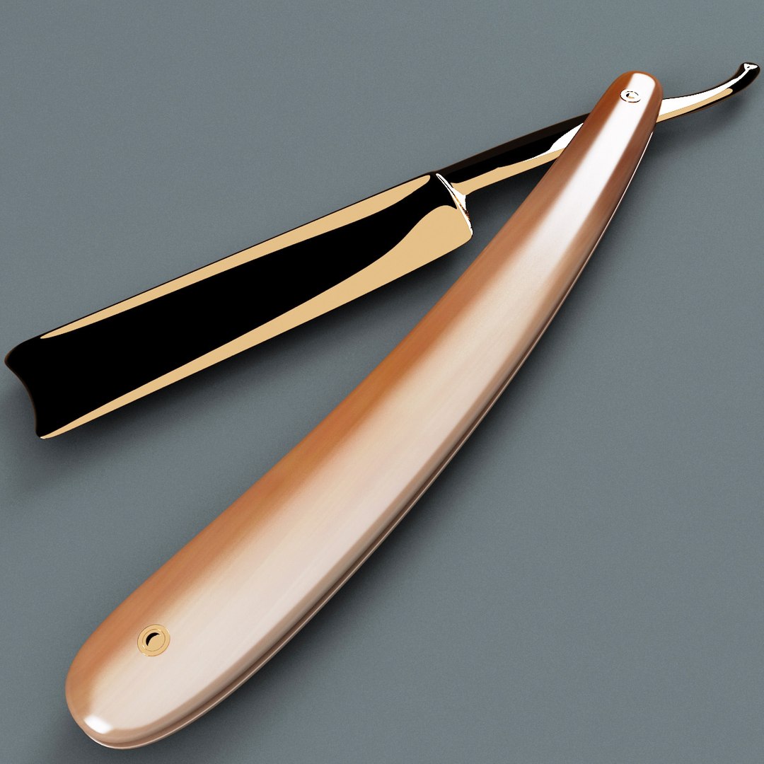 3d Model Straight Razor