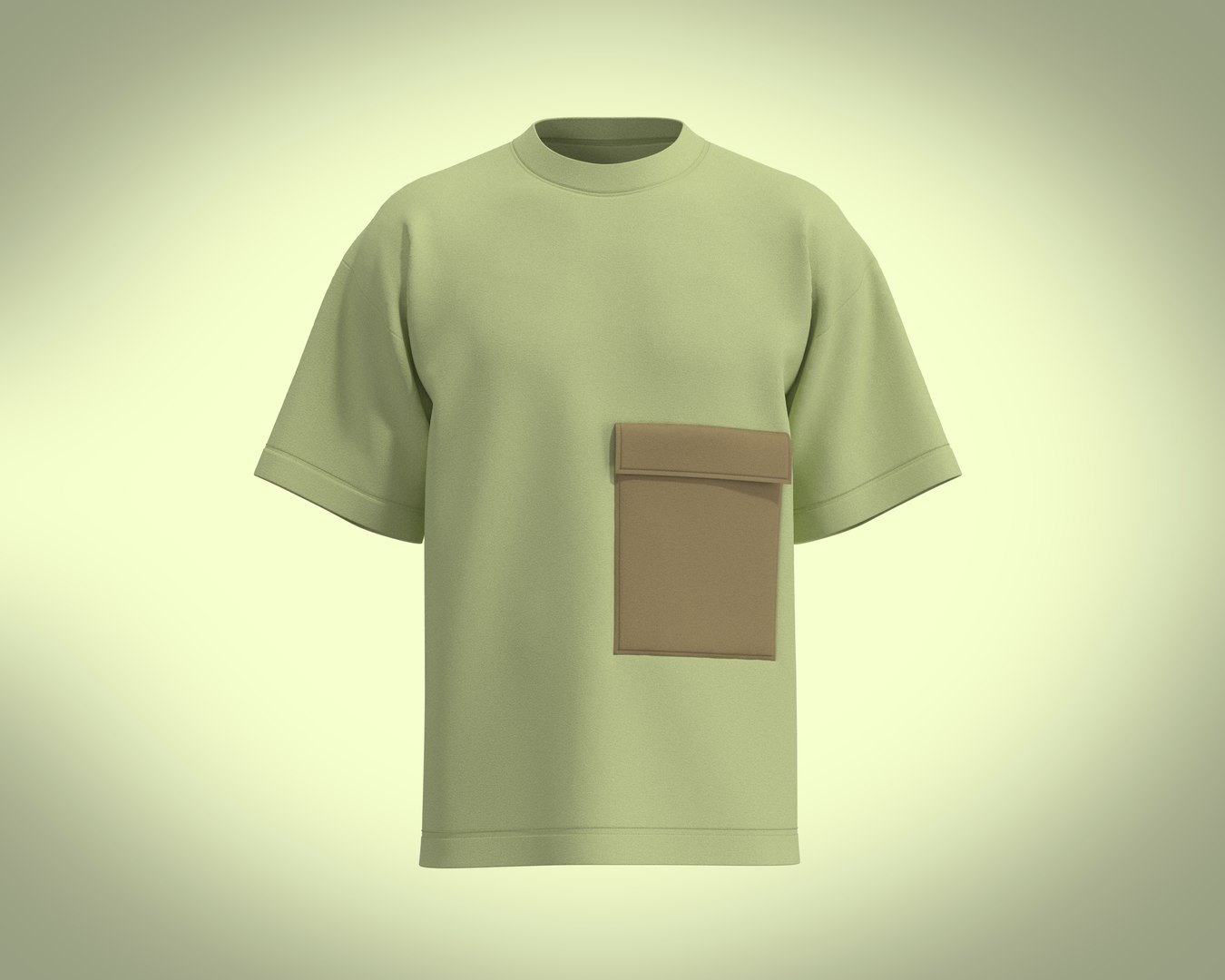 T-Shirt Side Pocket 3D Model - TurboSquid 1933335