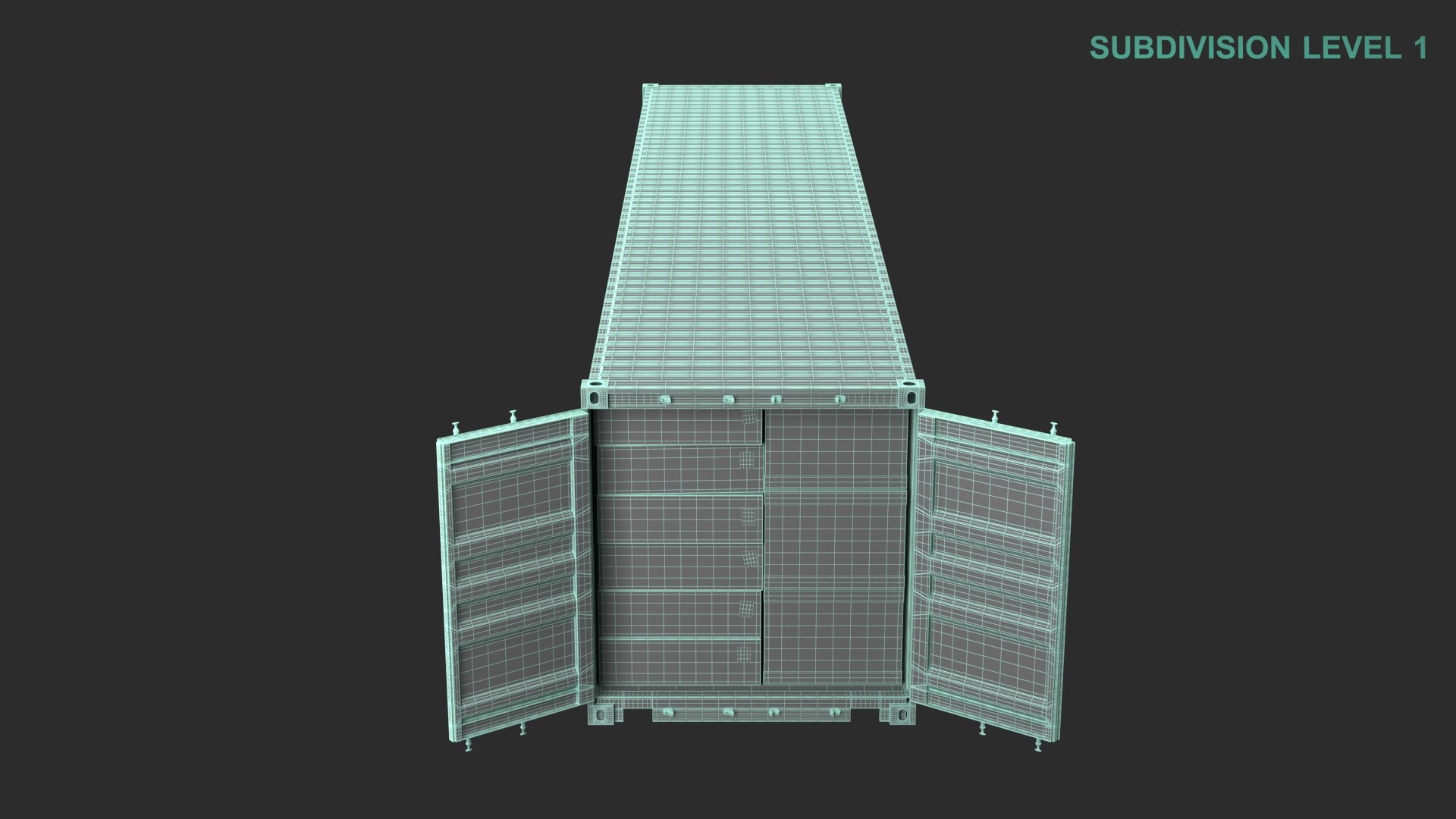 40ft Shipping Container With Packages 3D Model - TurboSquid 2017528