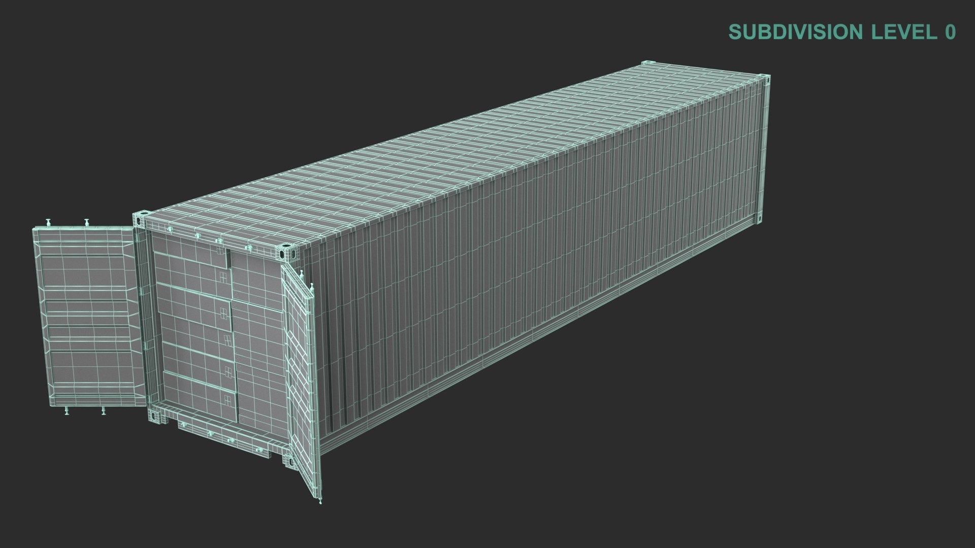 40ft Shipping Container With Packages 3D Model - TurboSquid 2017528