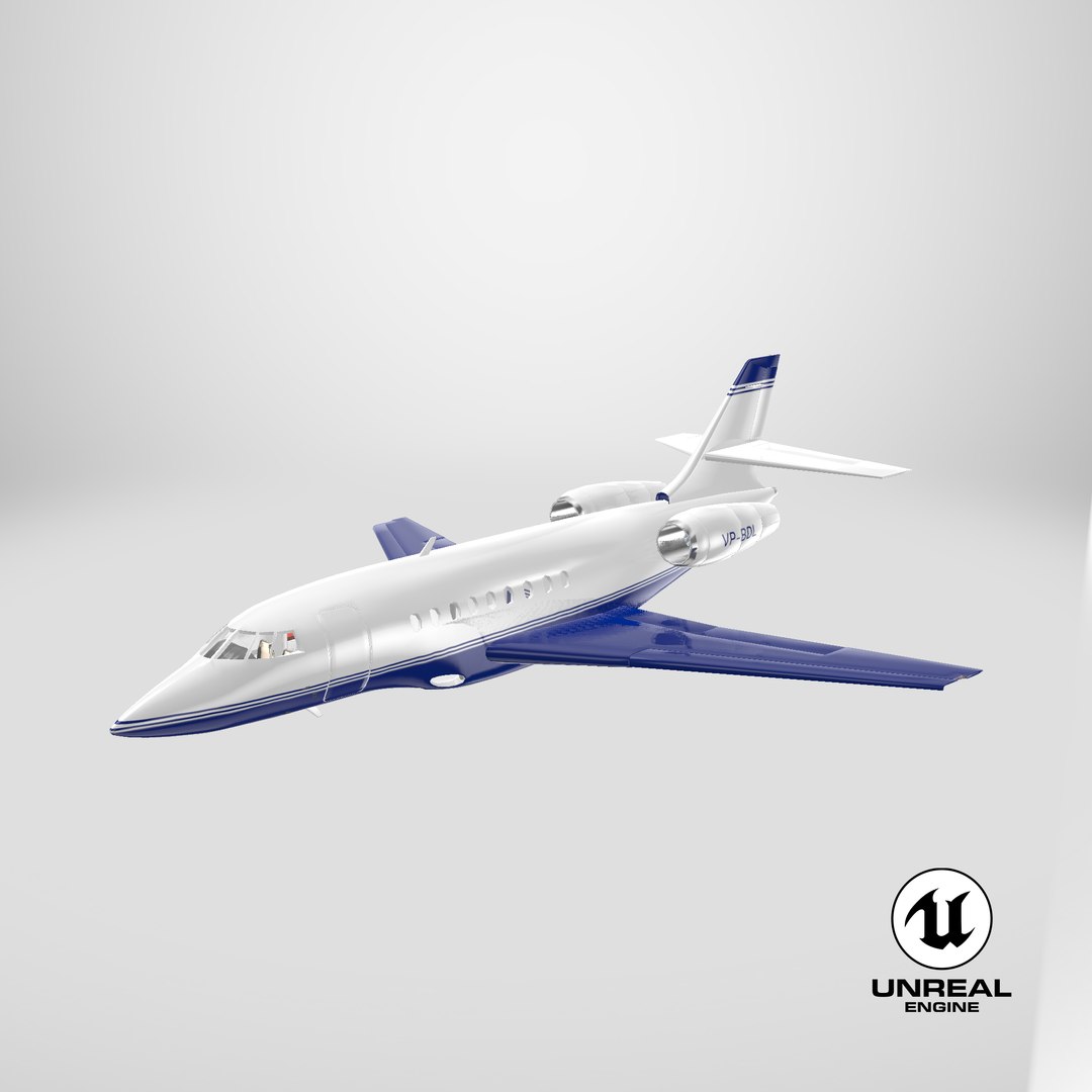 Plane Dassault Falcon 2000 Simplified No Chassis 3D - TurboSquid 2384627