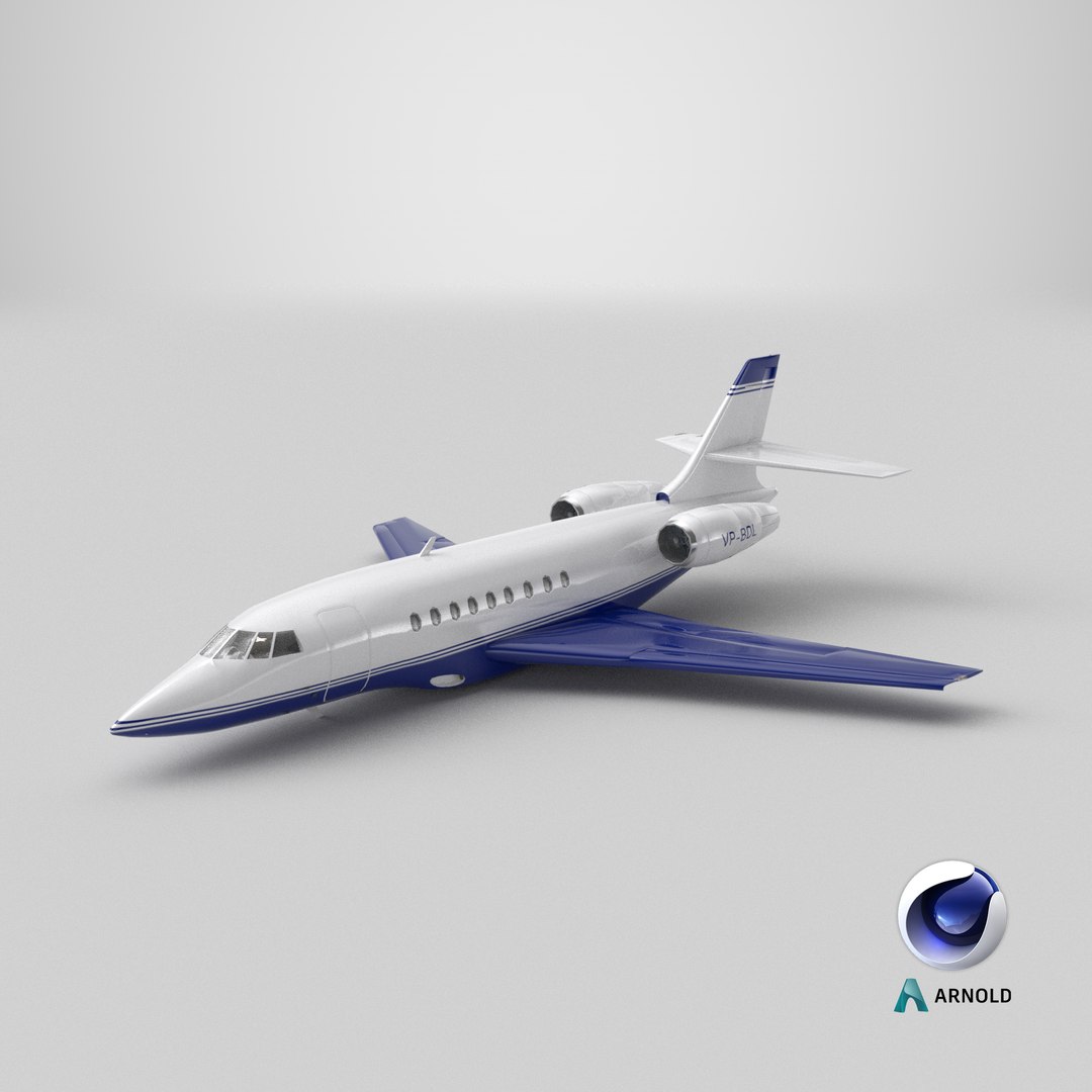 Plane Dassault Falcon 2000 Simplified No Chassis 3D - TurboSquid 2384627