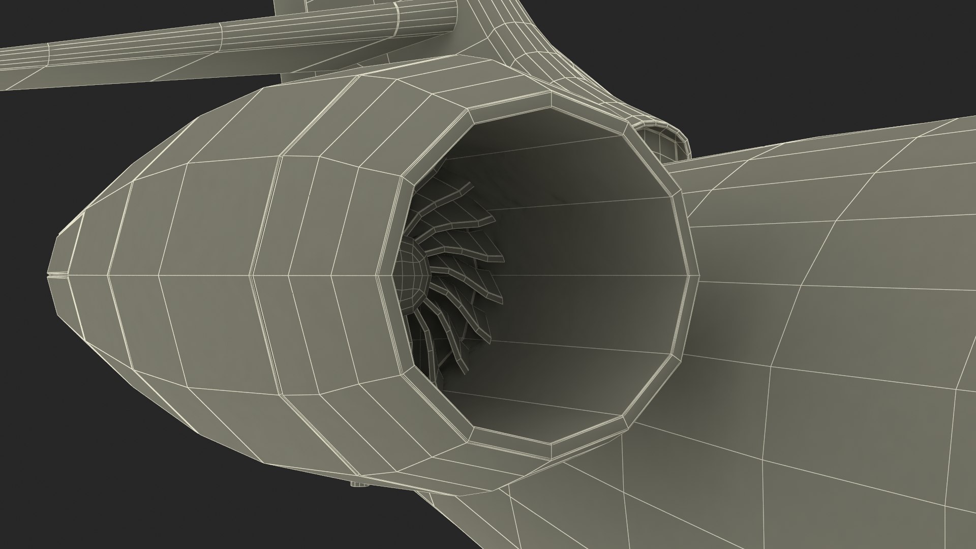 Plane Dassault Falcon 2000 Simplified No Chassis 3D - TurboSquid 2384627