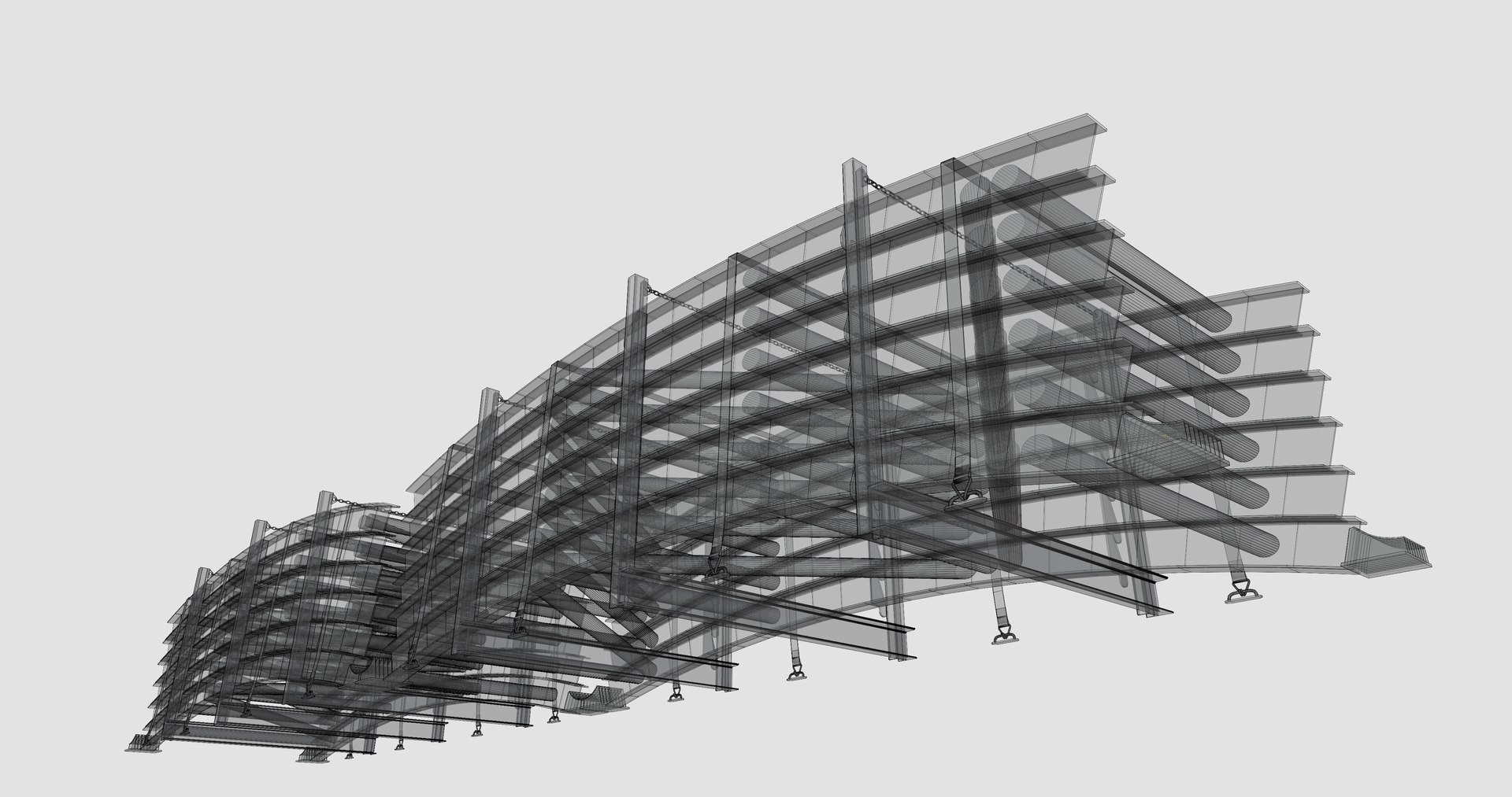 3D CARGO MODELS FOR TRUCK TRAILER-Bridge Modul Type-1-1 Model ...