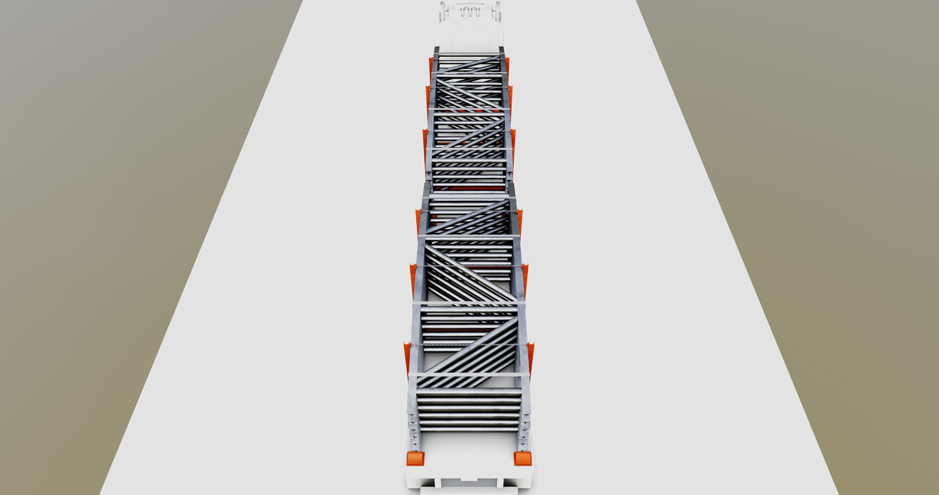 3D CARGO MODELS FOR TRUCK TRAILER-Bridge Modul Type-1-1 Model ...