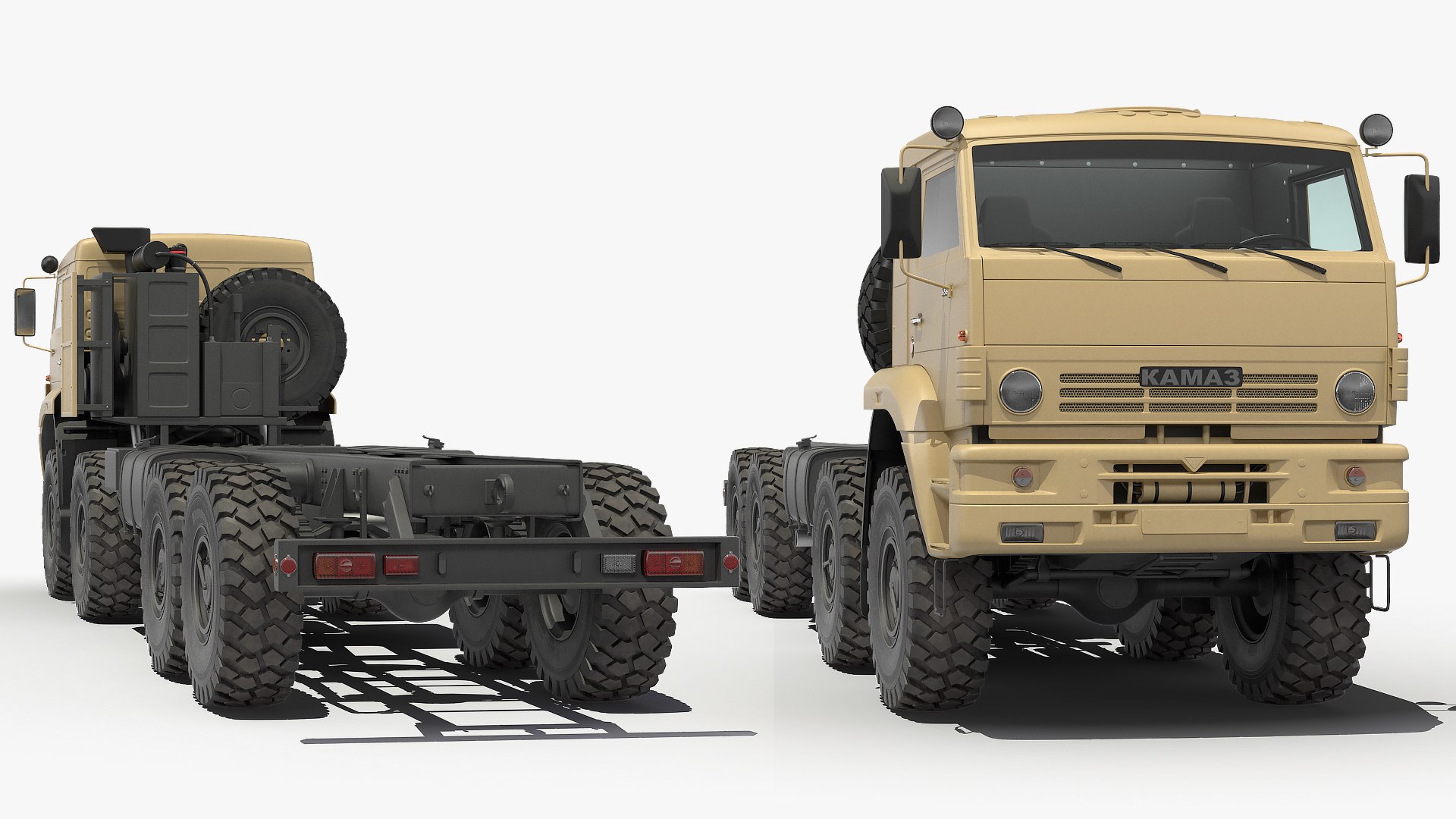 3D kamaz 6560 desert camo model - TurboSquid 1485108