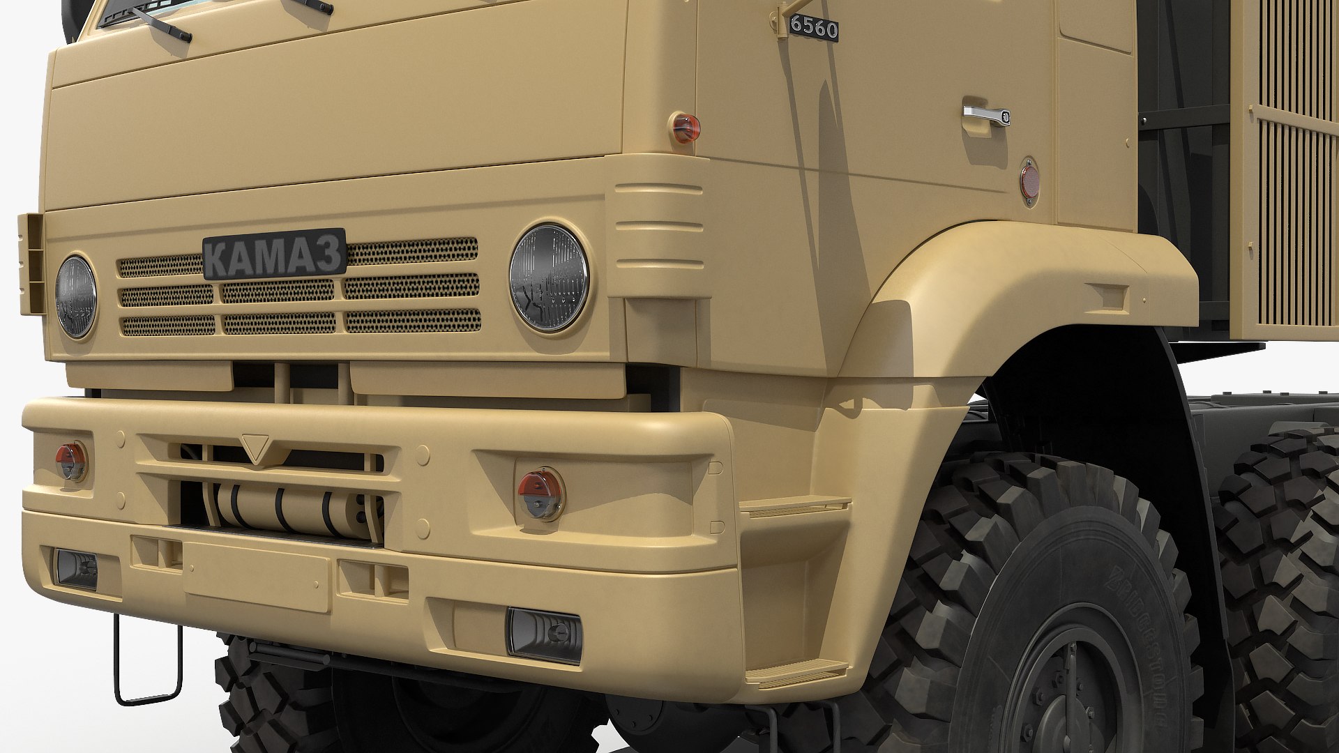 3D kamaz 6560 desert camo model - TurboSquid 1485108