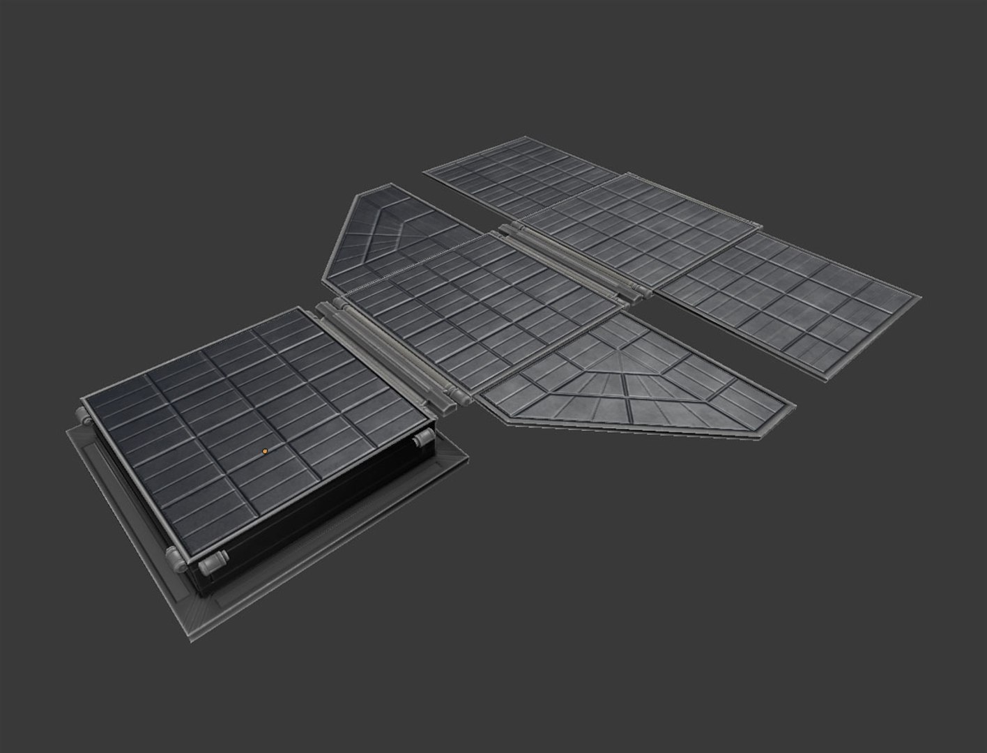 3d Solar Power Module Model