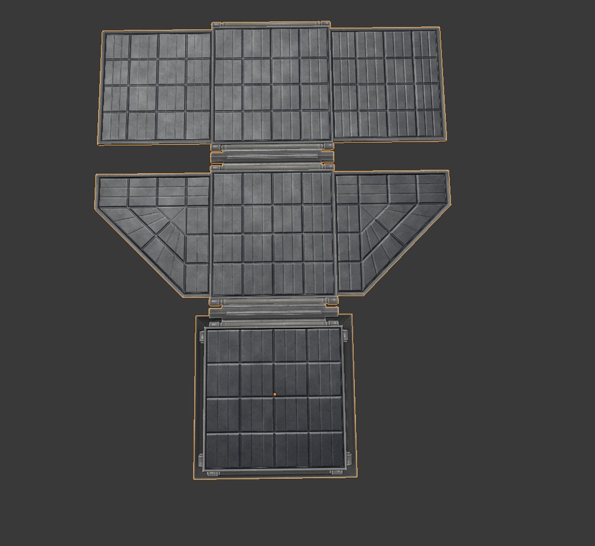 3d Solar Power Module Model