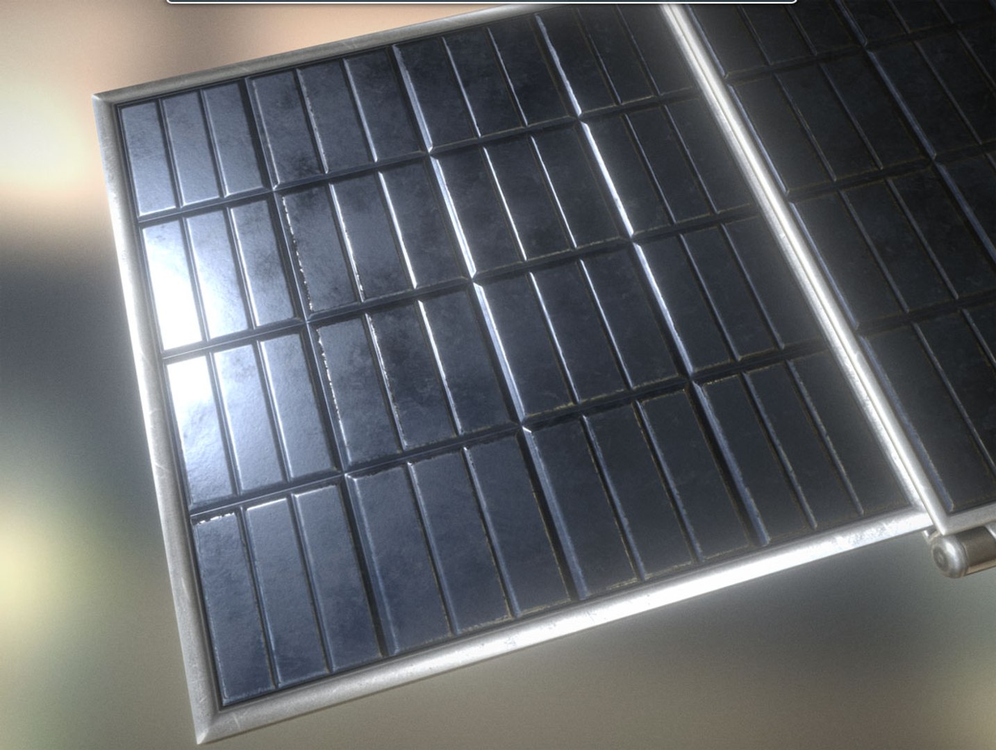 3d Solar Power Module Model