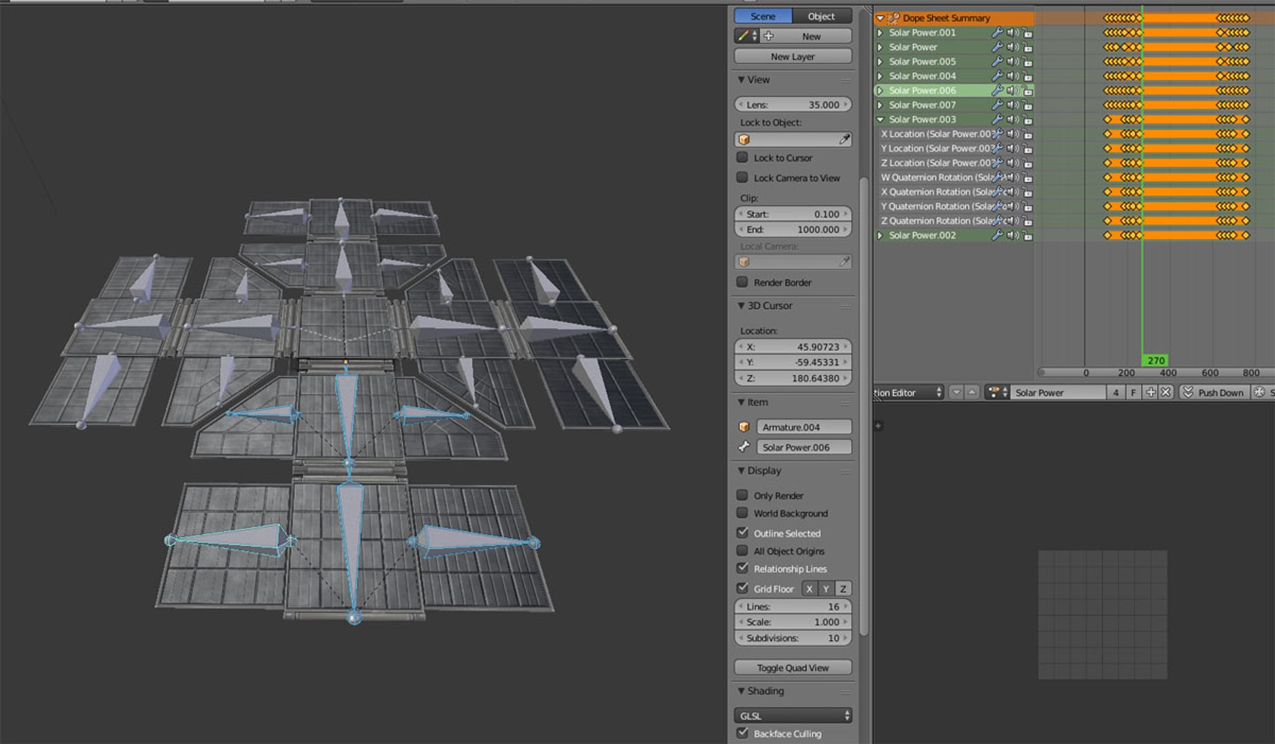3d Solar Power Module Model