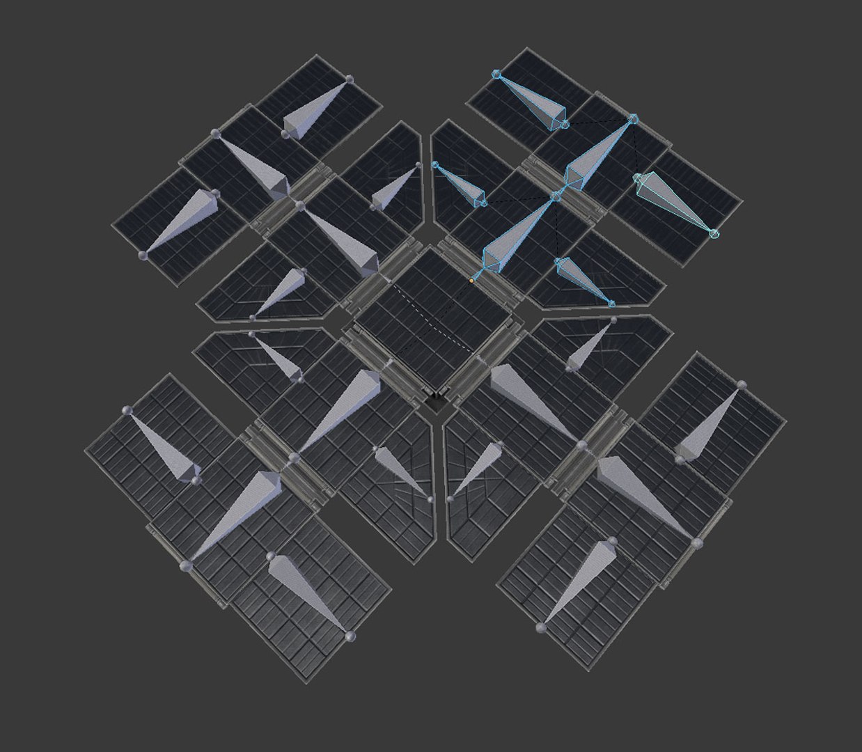 3d Solar Power Module Model