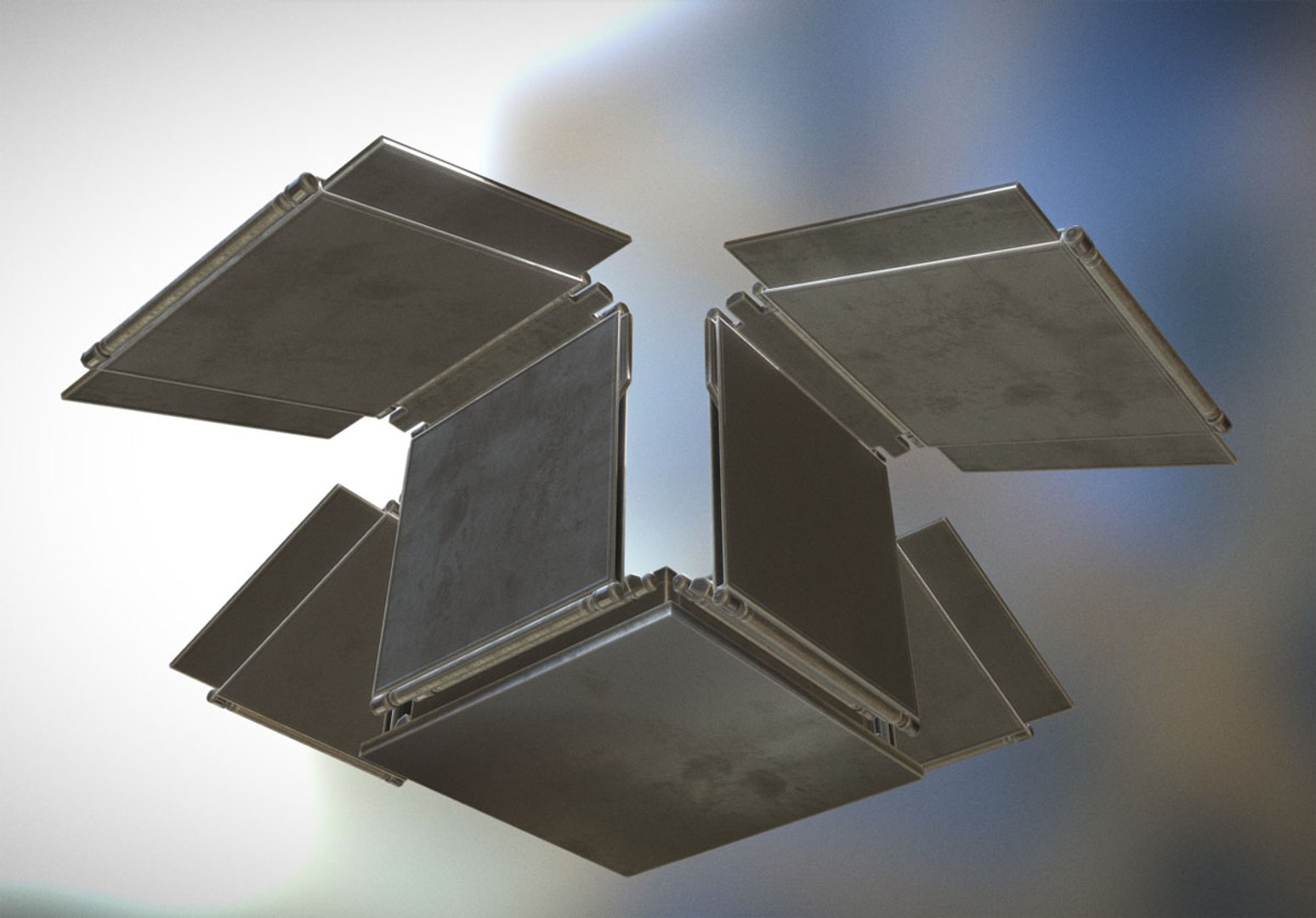 3d Solar Power Module Model