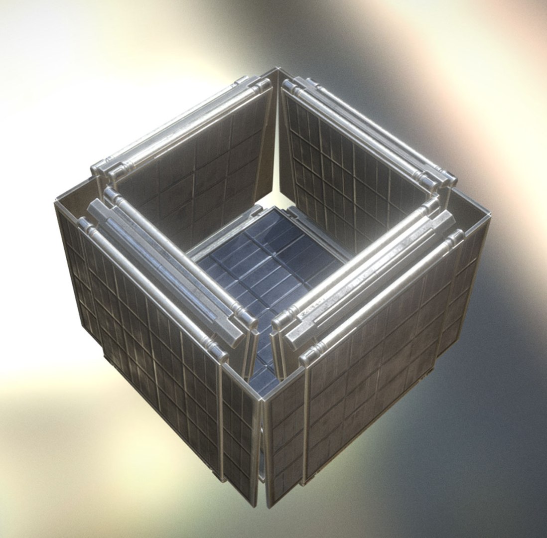 3d Solar Power Module Model