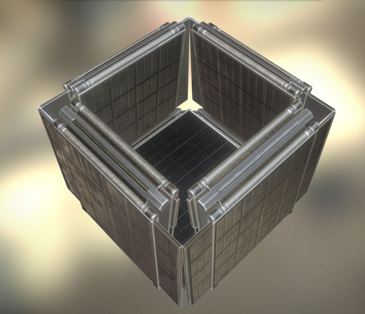 3d Solar Power Module Model