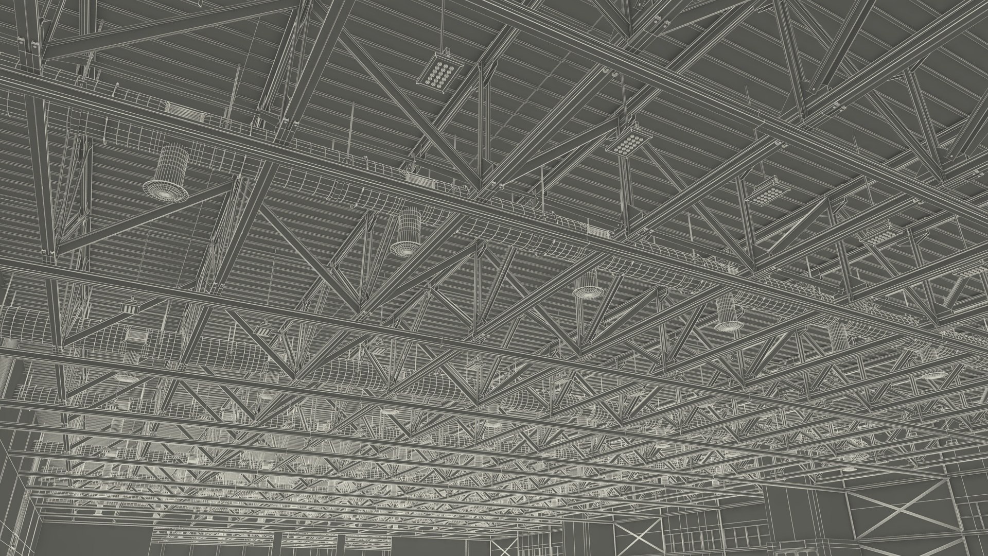 Interior Exhibition Hall model - TurboSquid 2112885