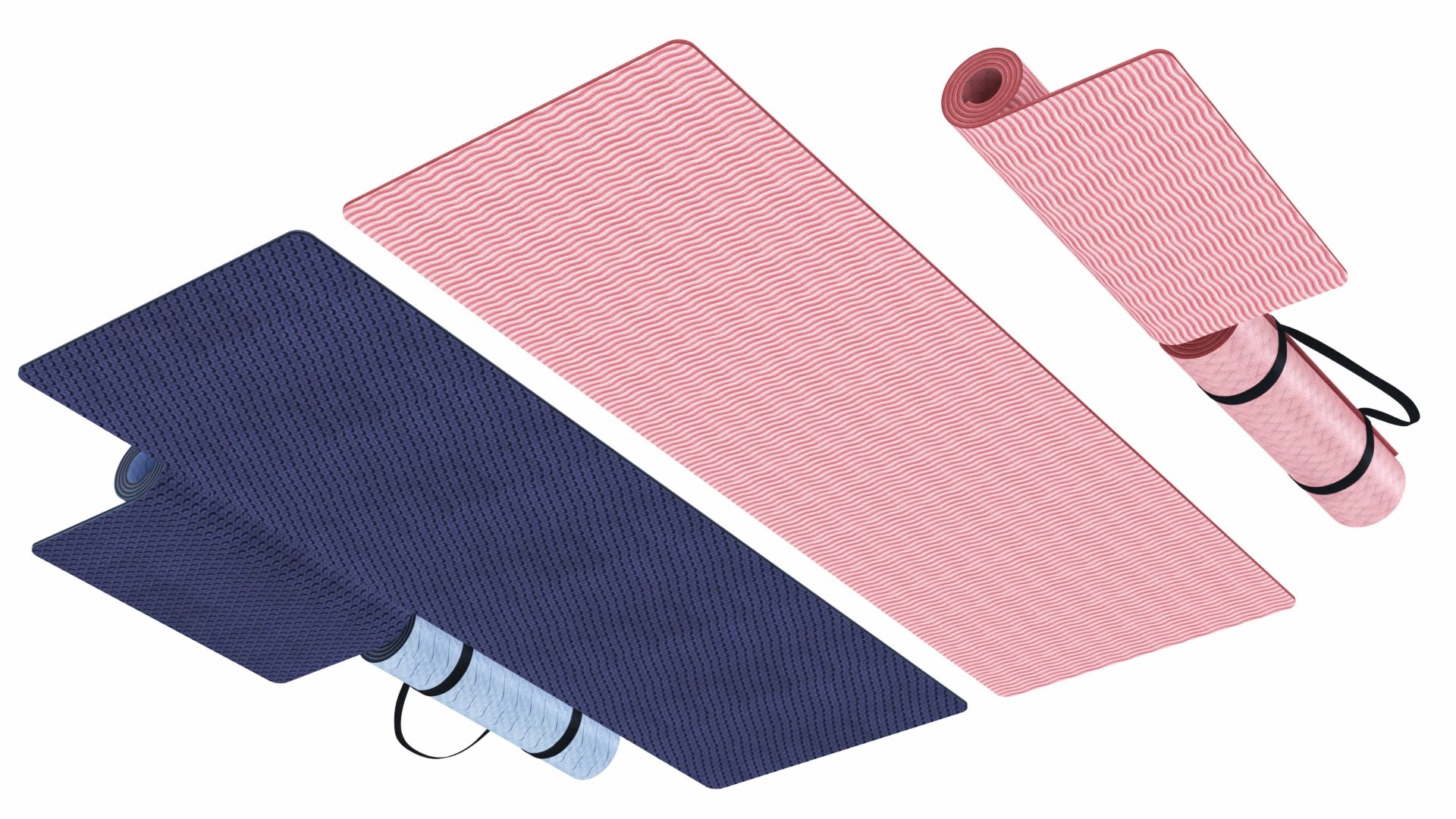Pilates Mats 3D - TurboSquid 1947139