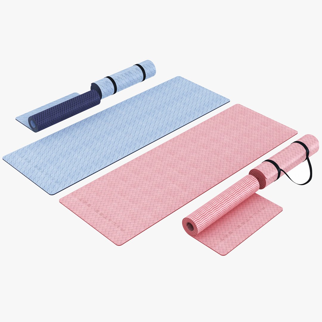Pilates Mats 3D - TurboSquid 1947139