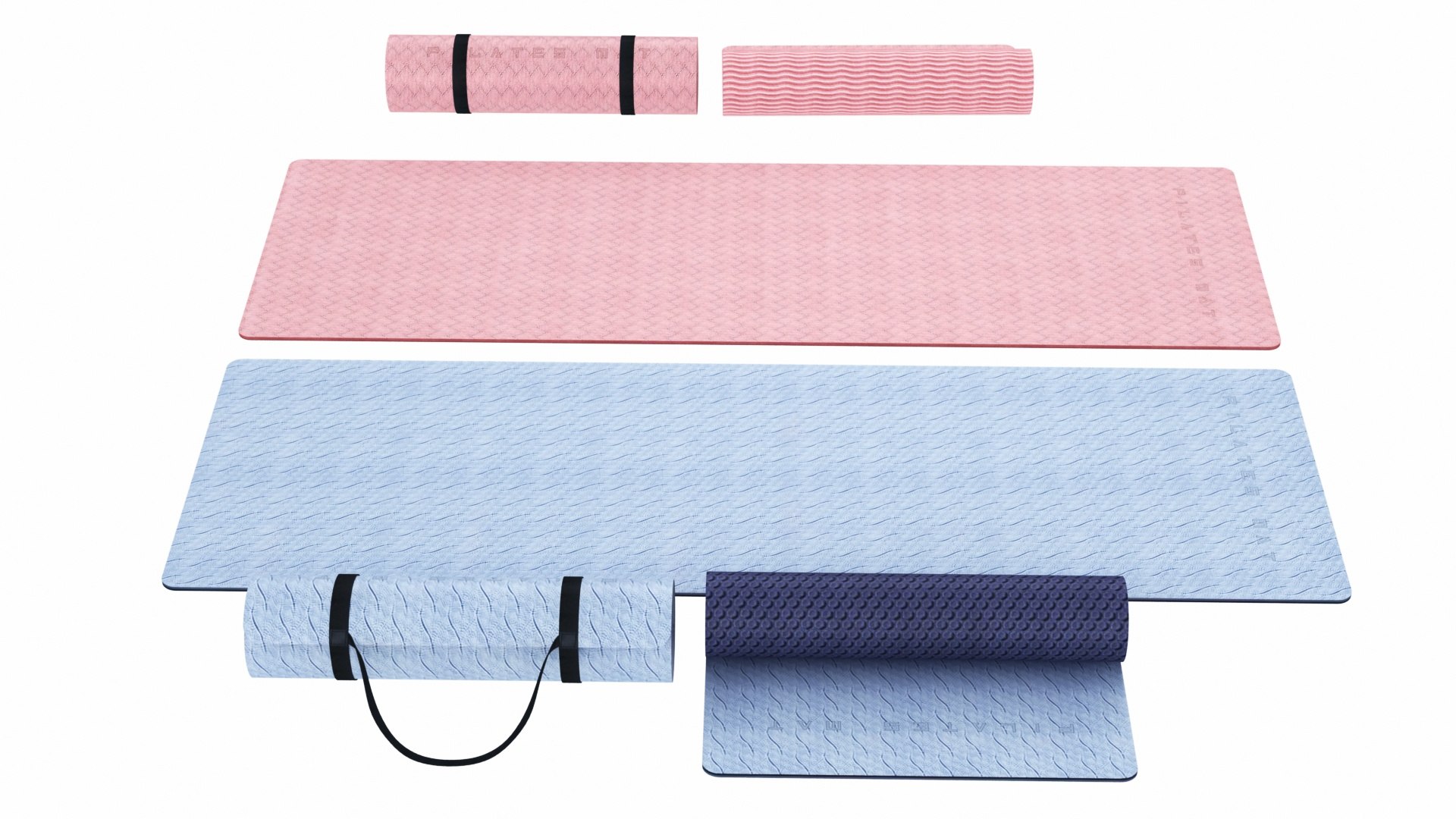 Pilates Mats 3D - TurboSquid 1947139