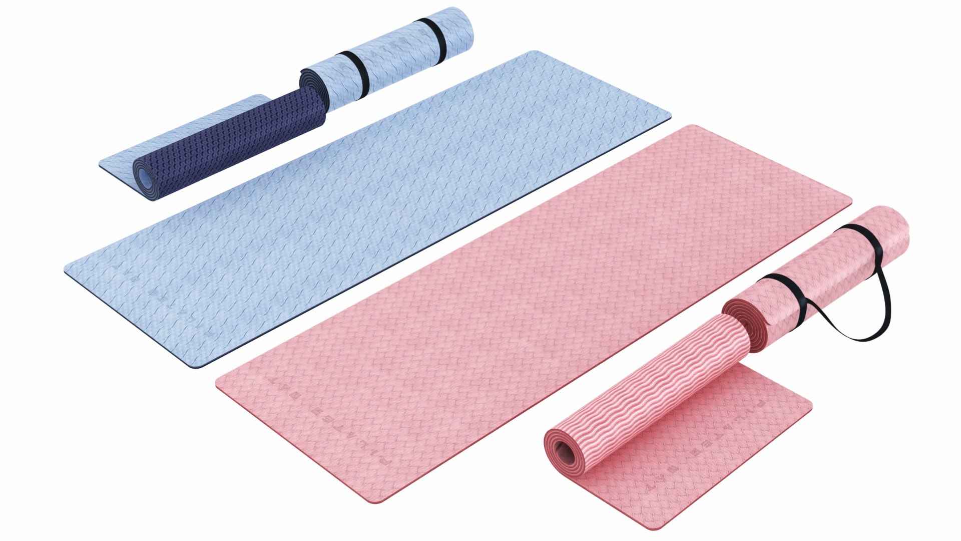 Pilates Mats 3D - TurboSquid 1947139