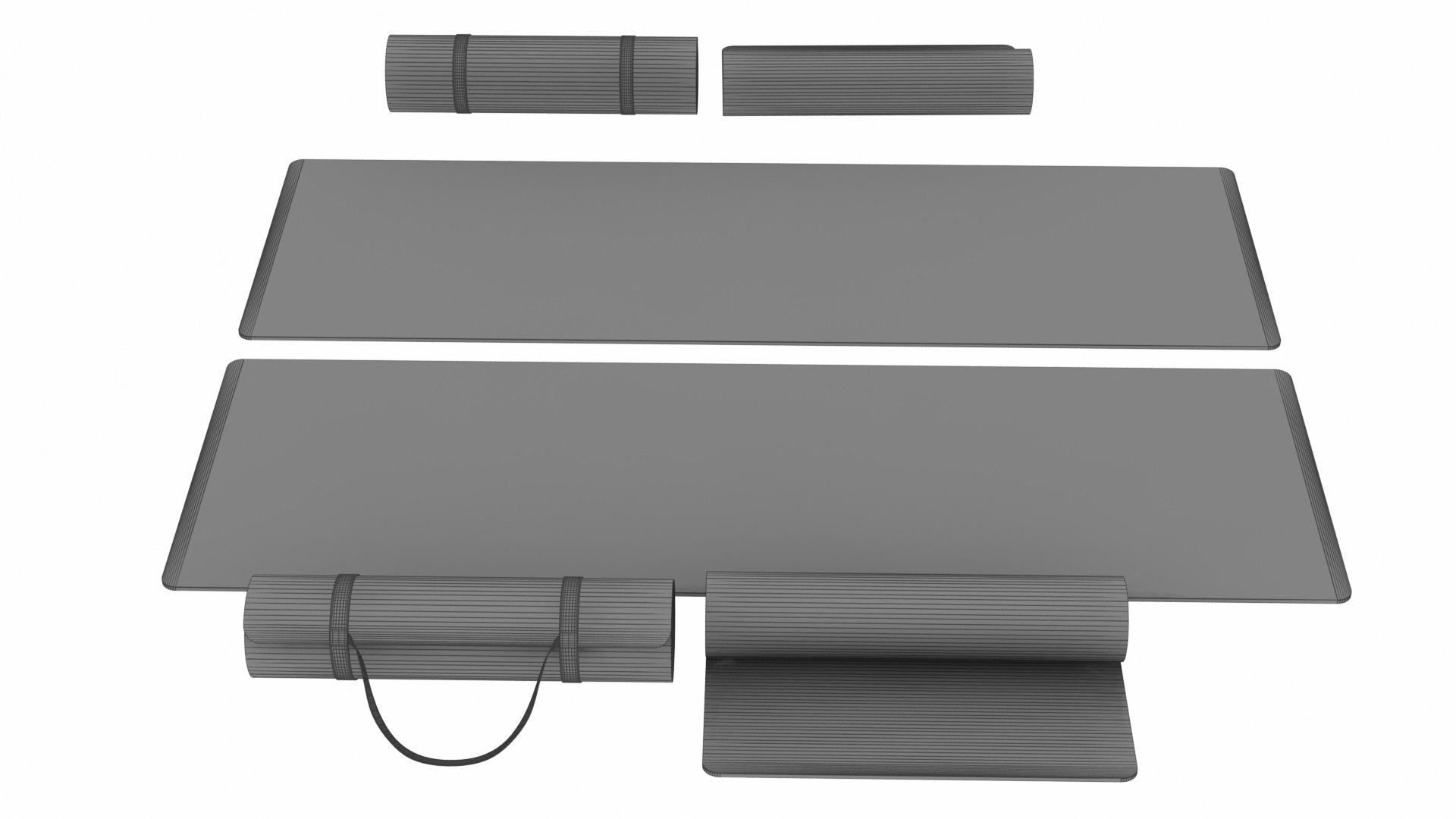 Pilates Mats 3D - TurboSquid 1947139