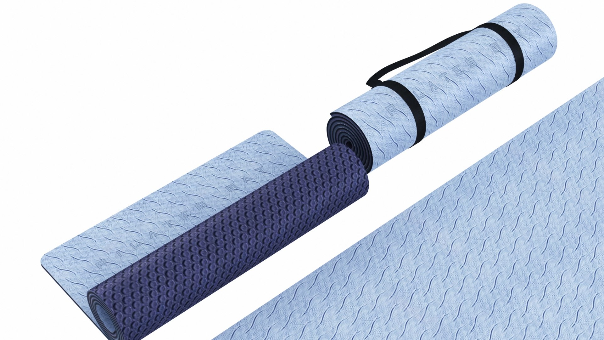 Pilates Mats 3D - TurboSquid 1947139