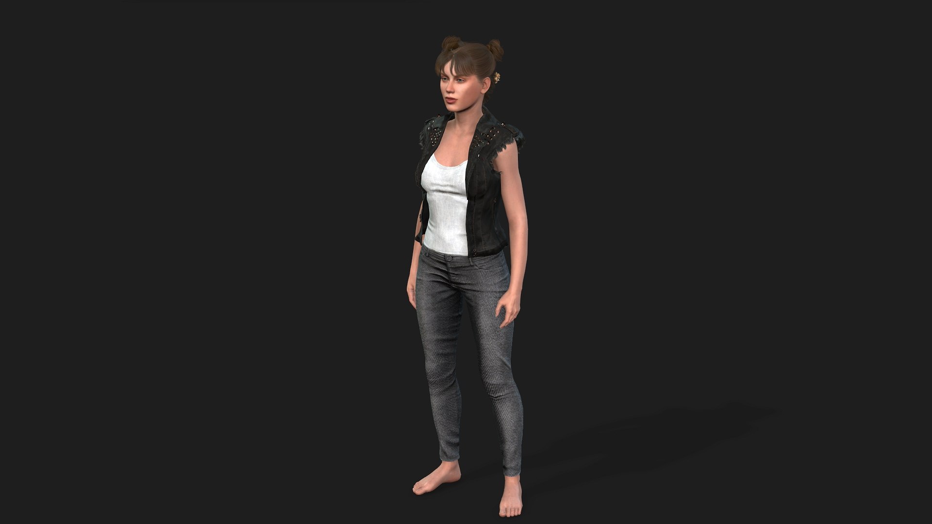 3D 3D Model Of A Woman Model - TurboSquid 2303734