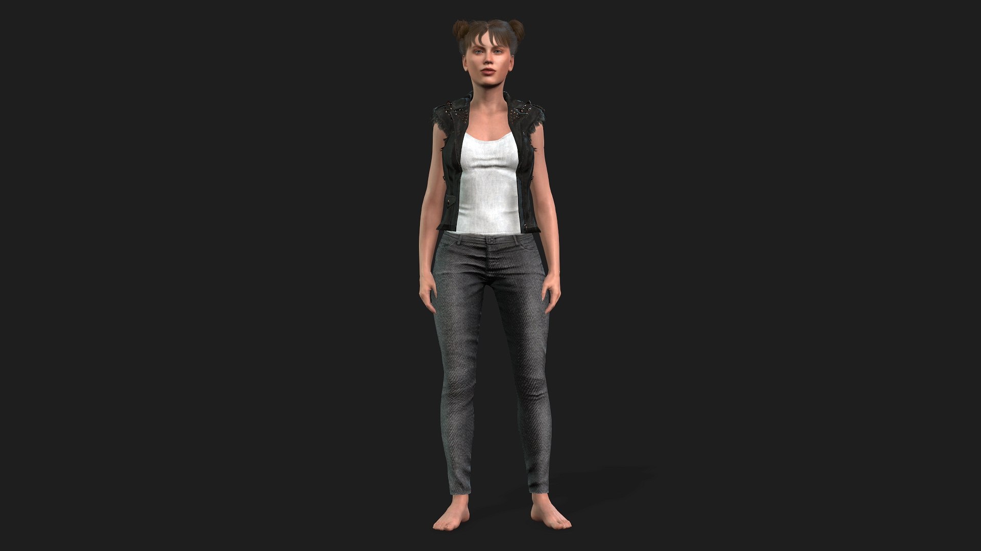 3D 3D Model Of A Woman Model - TurboSquid 2303734