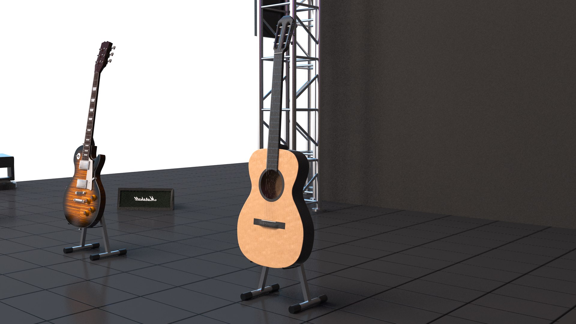 3D Model Stage Scene Structure - TurboSquid 1572636