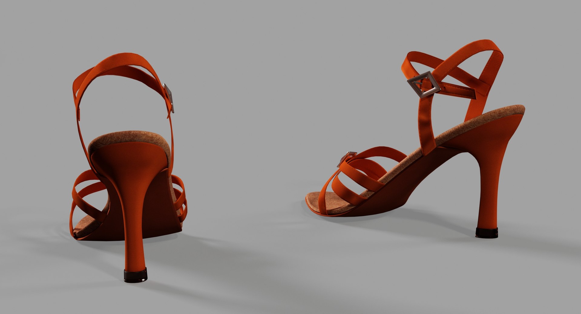 3D Female Sandals Dancing Model - TurboSquid 1538564