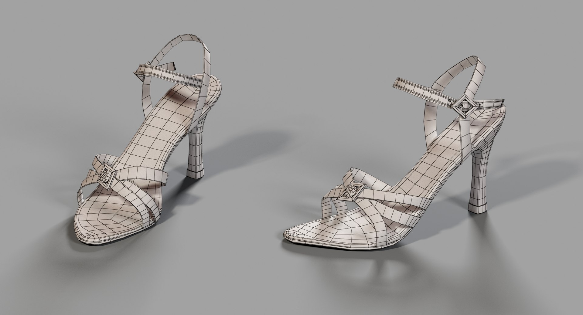 3D Female Sandals Dancing Model - TurboSquid 1538564