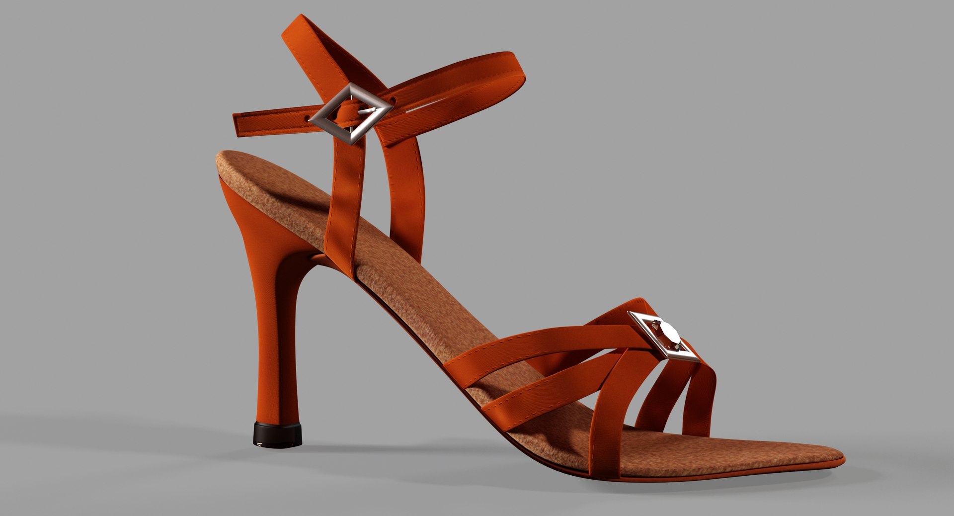 3D Female Sandals Dancing Model - TurboSquid 1538564