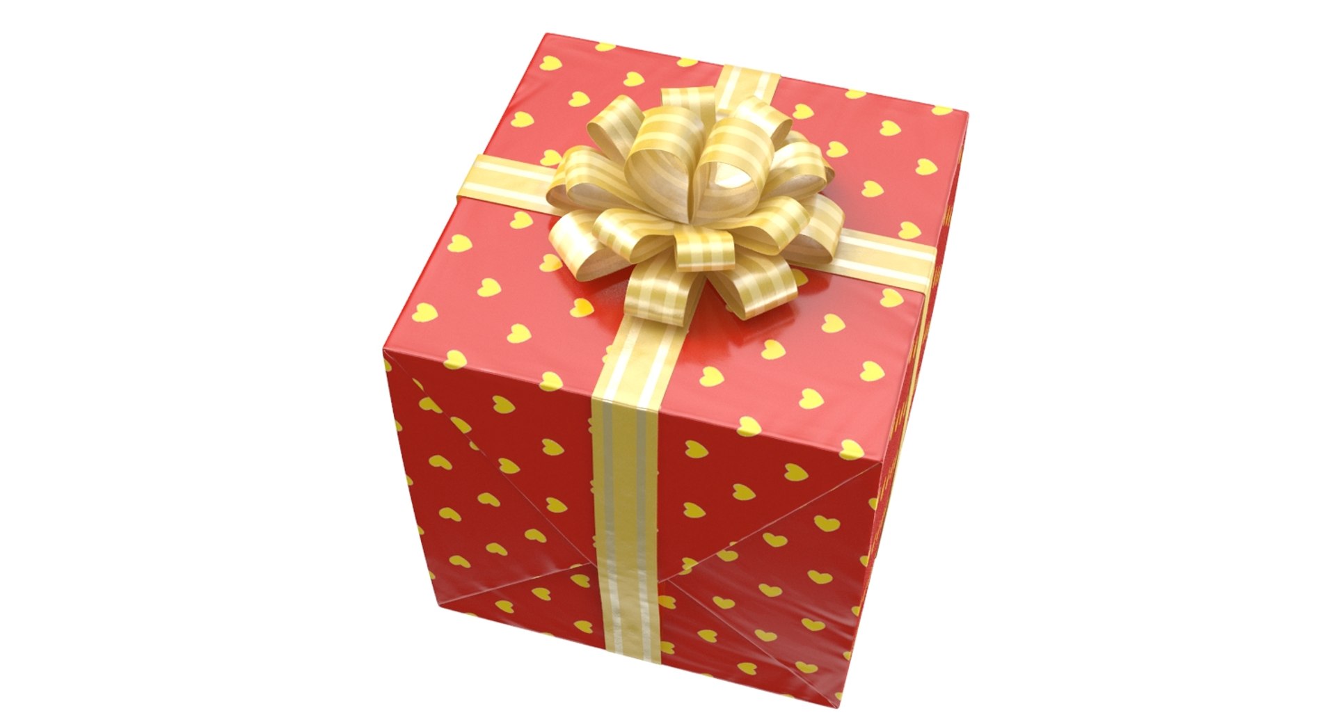 3D Real Gift Box Ribbon - TurboSquid 1352291