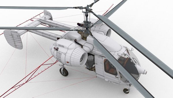 3d kamov ka-26 model