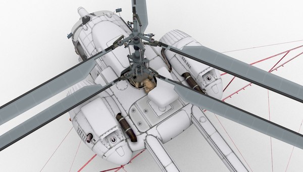 3d kamov ka-26 model