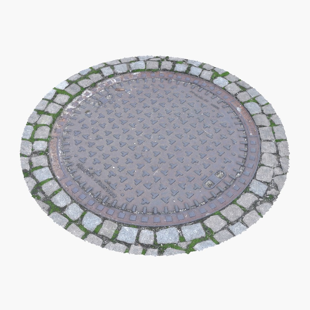 Manhole Cover 3d Model