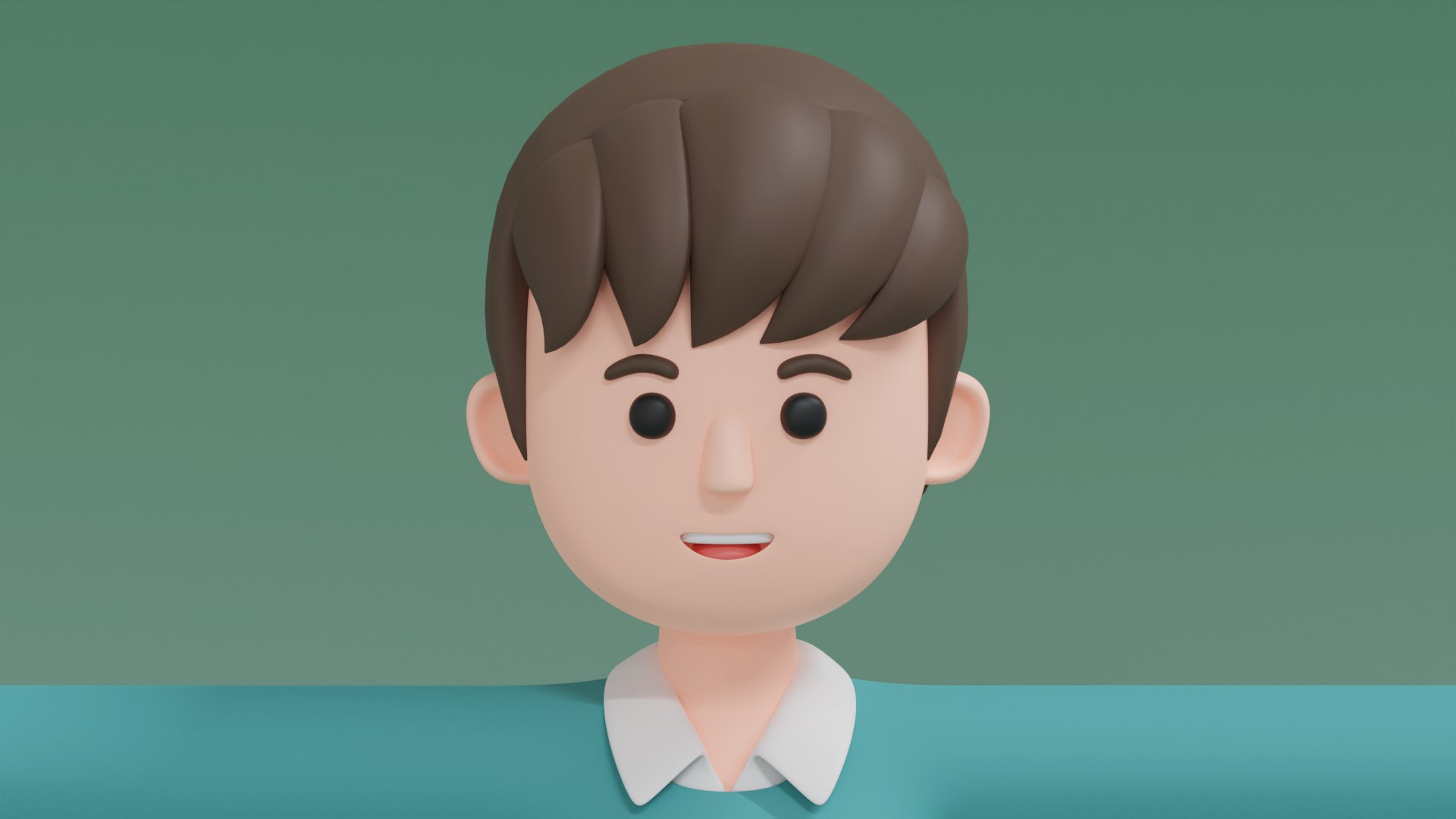 Minimal Man Cartoon Character 03 3D Model - TurboSquid 1961310